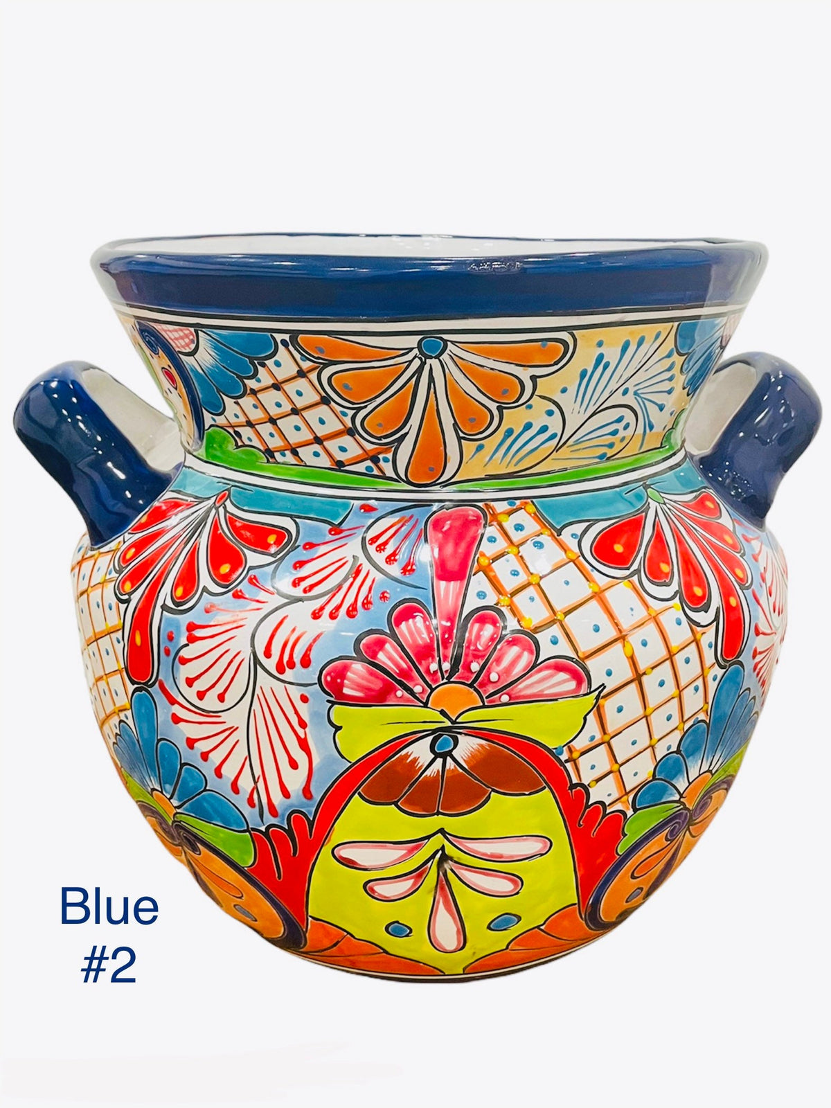 Large Morelia Talavera Planter | Rosa's Garden Shop